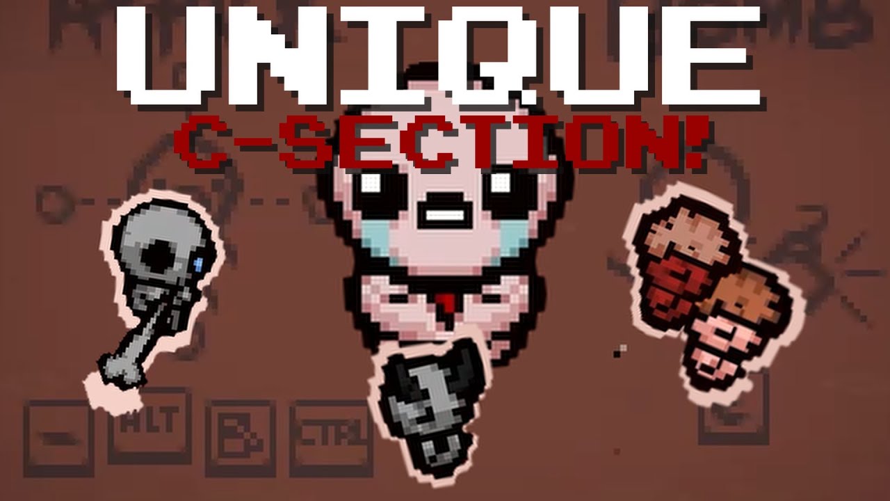 Unique C-Section Fetuses! - The binding of Isaac Mod Showcase - YouTube
