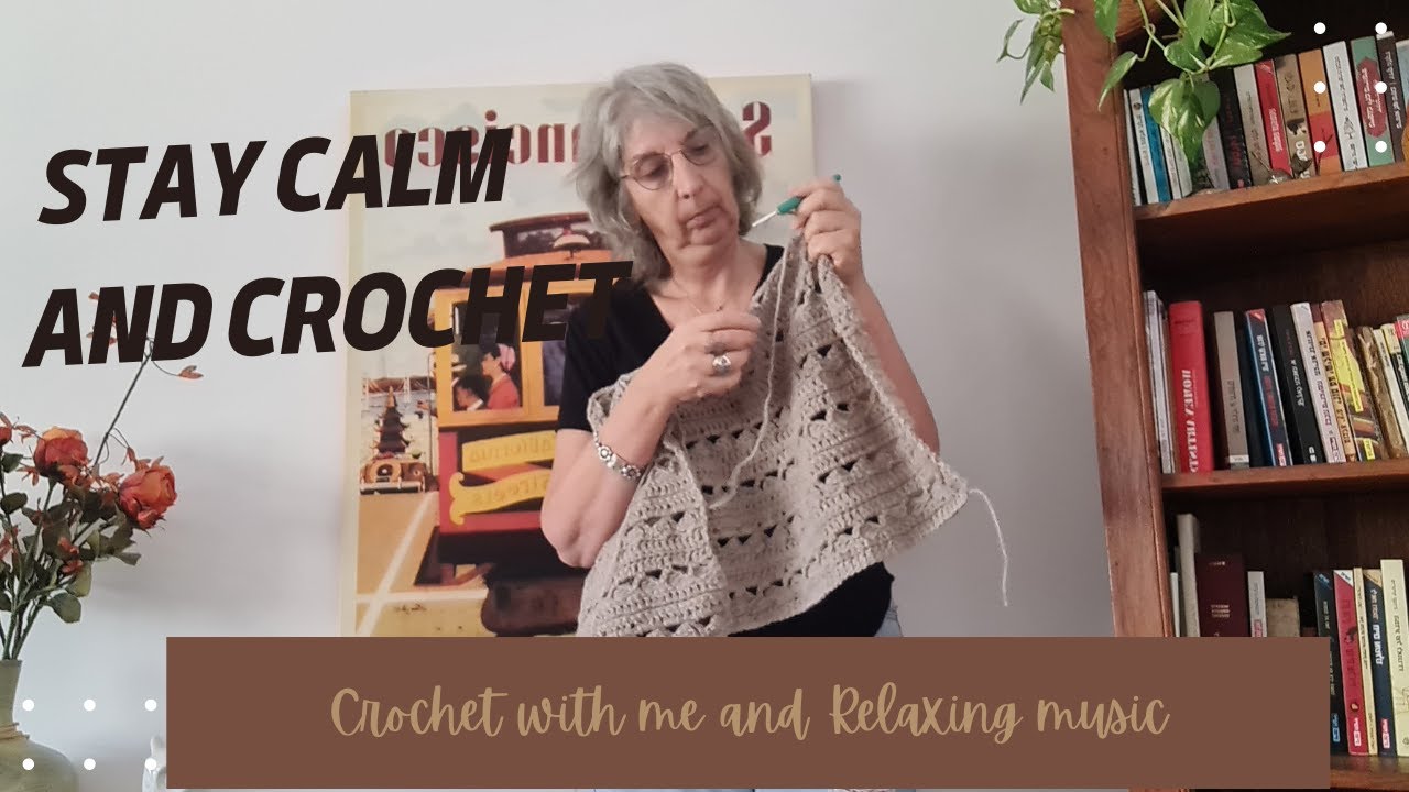 Crochet with me! Relaxing music and crochet - YouTube