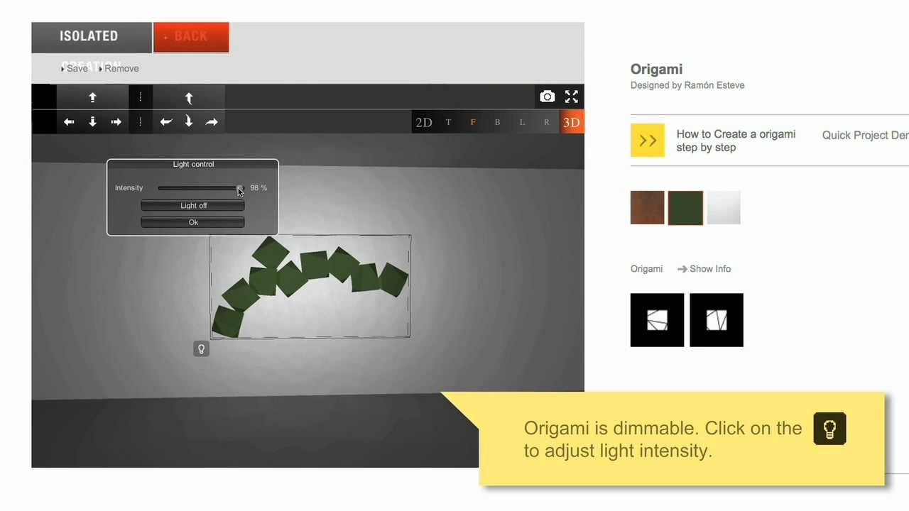 Origami by Vibia - ENGLISH TUTORIAL - YouTube