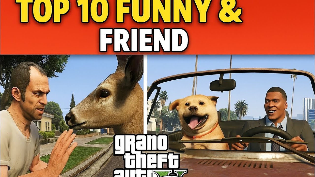 Top 10 funny and fail Movement in GTA V😂 - YouTube