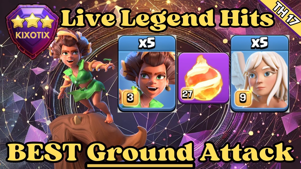 EASY Ground Attack Strategy for Th 17 | TOP Attack Strategy | Clash of ...
