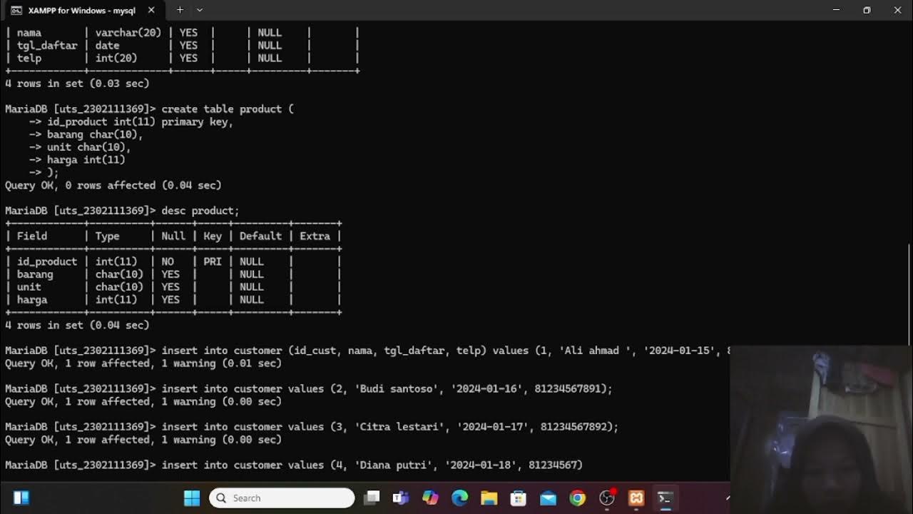 Cara Membuat Database menggunakan aplikasi XAMPP - YouTube