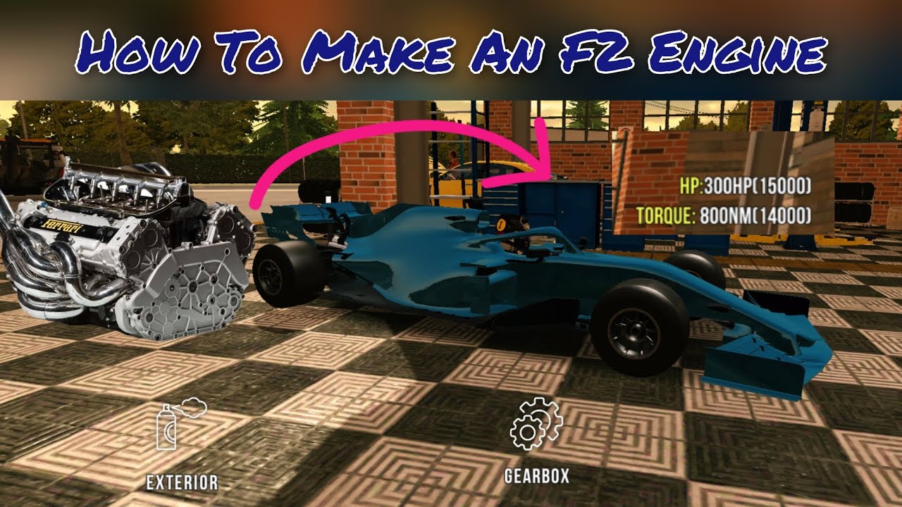 Tutorial How To Make An F2 Engine. Modified Spec Carparking Multiplayer ...