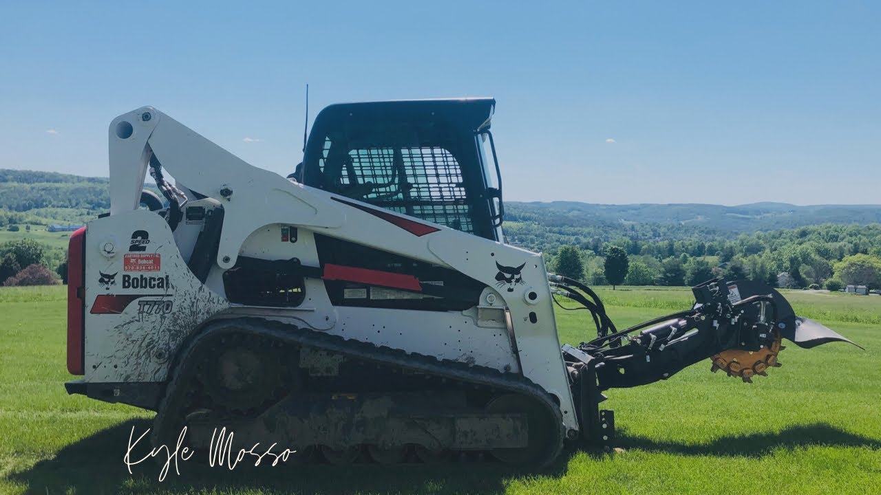 SKID STEER STUMP GRINDING TIMELAPSE - YouTube