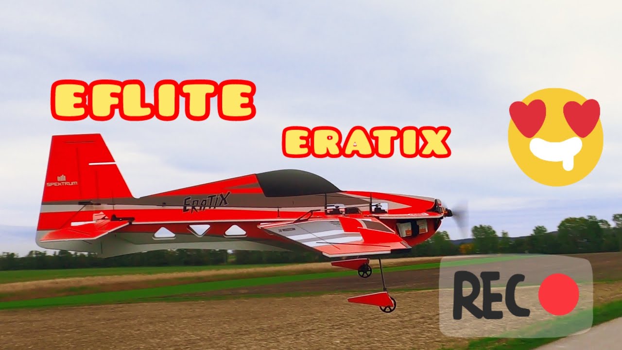 EFLITE ERATIX🚀 ONE MORE NICE FLIGHT🍀PART 3 #eflite #rcplane #gusty # ...
