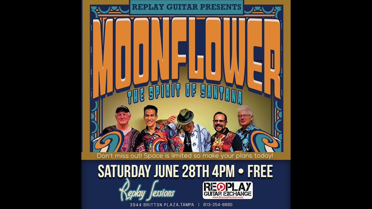 "Moonflower Band" The Spirit Of Santana at Replay Guitar Exchange - YouTube