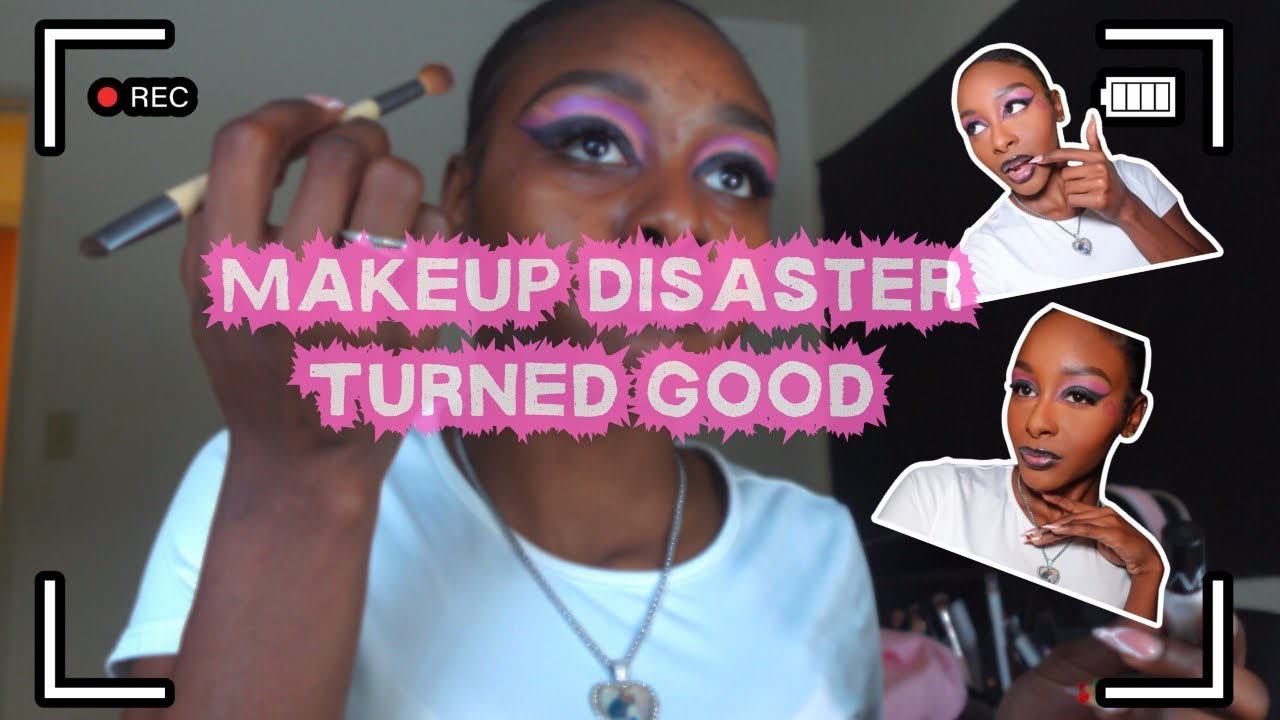 MAKEUP DISASTER GONE GOOD! - YouTube
