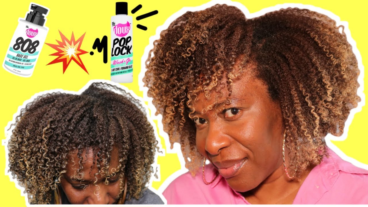 808 Base Gel & Pop Lock Wash n GO #washandgo #washngo #naturalhair # ...