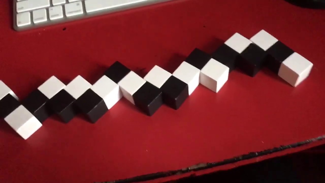 how to solve a snake cube! - YouTube