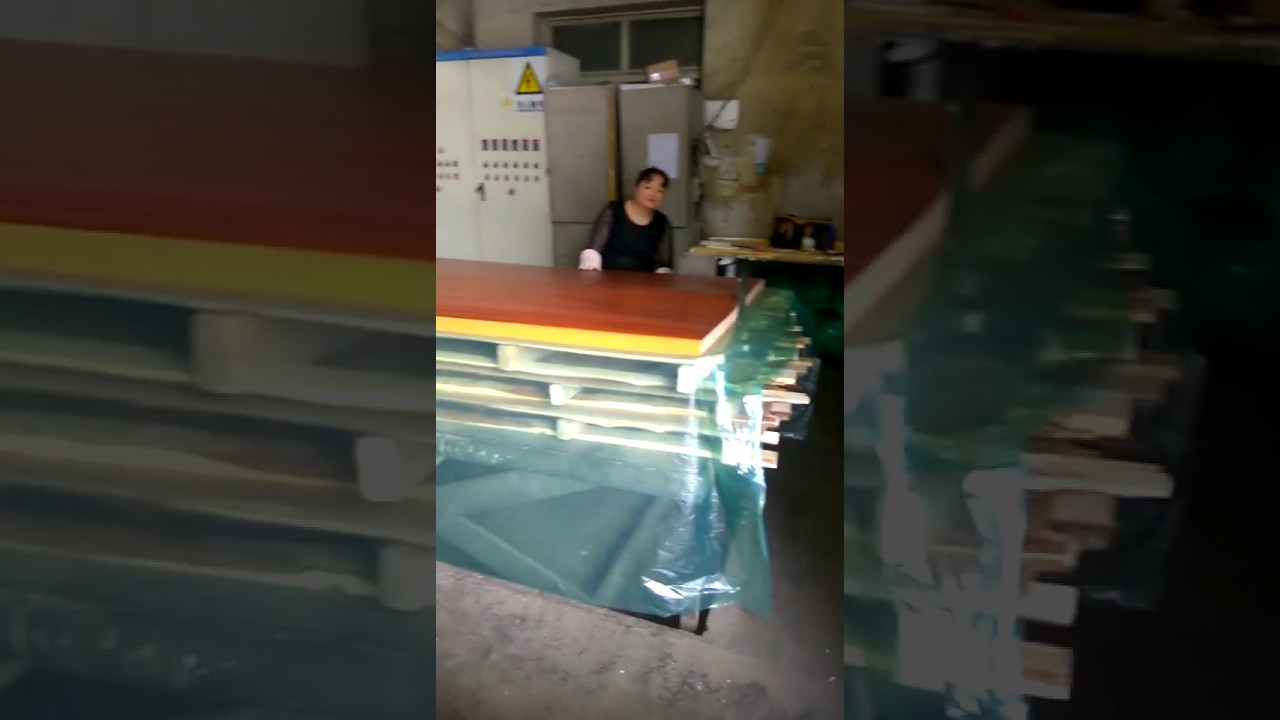 melamine resin impregnated paper factory/melamine paper coating - YouTube