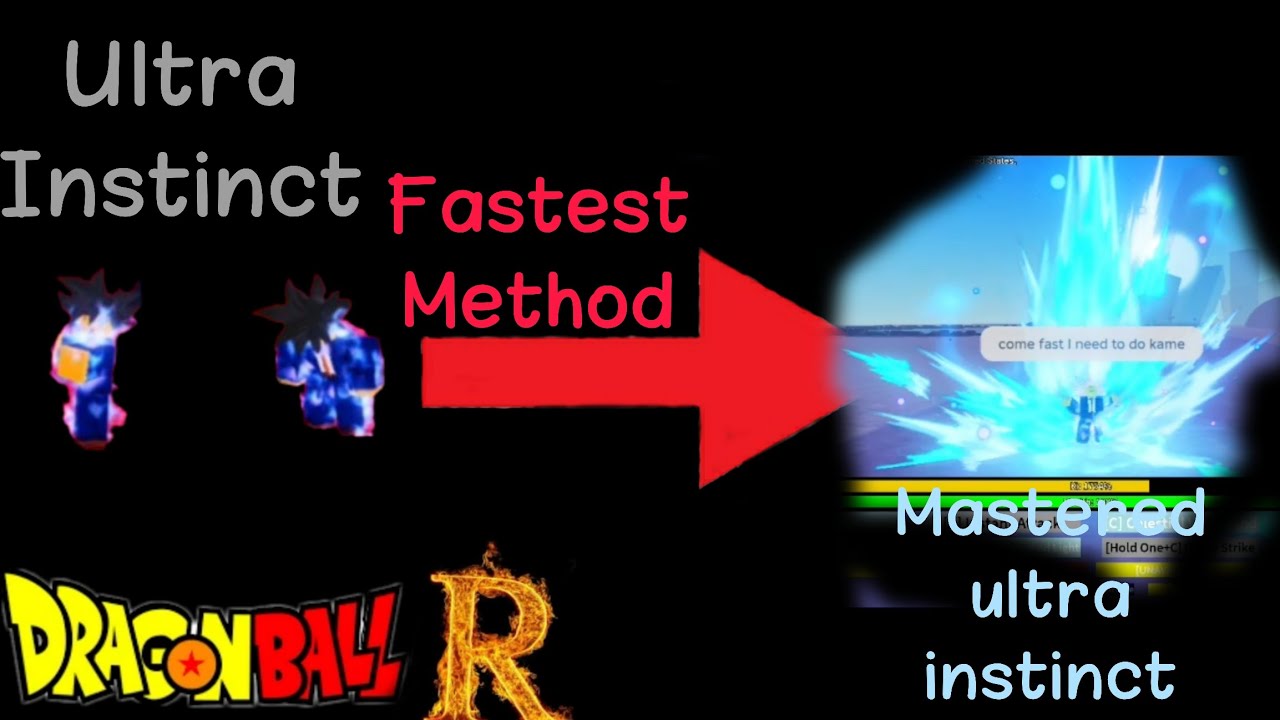 The fastest method to get Ultra instinct mastery in Dragon ball r ...