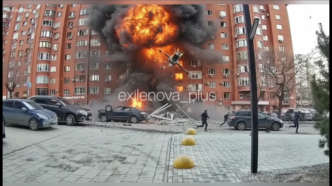 Drone Strikes Apartment Building in Ufa — Then THIS Happened - YouTube