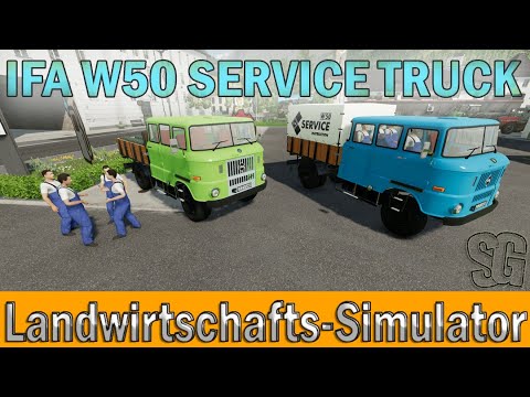 LS22 Modvorstellung - IFA W50 SERVICE TRUCK V1.0.0.0 - Ls22 Mods - YouTube