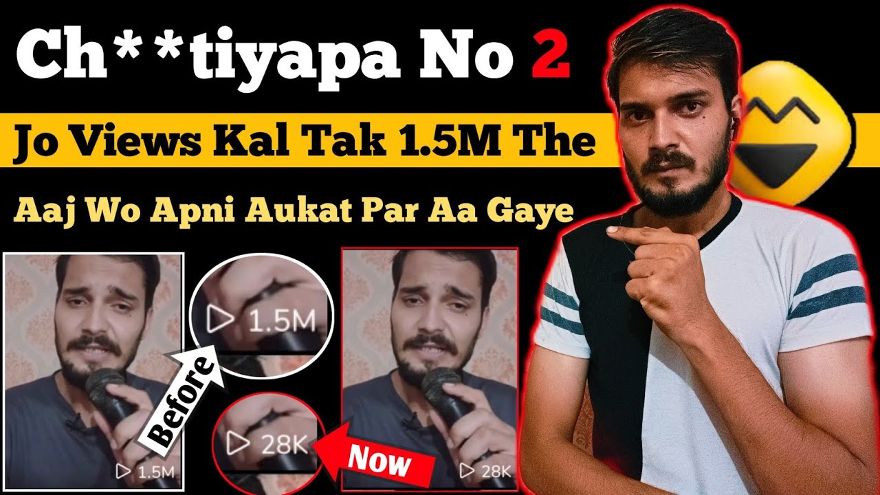 Jo Views Kal Tak 1.5Million They Aaj Wo 27k Hi Reh Gaye MOJ App Par ...