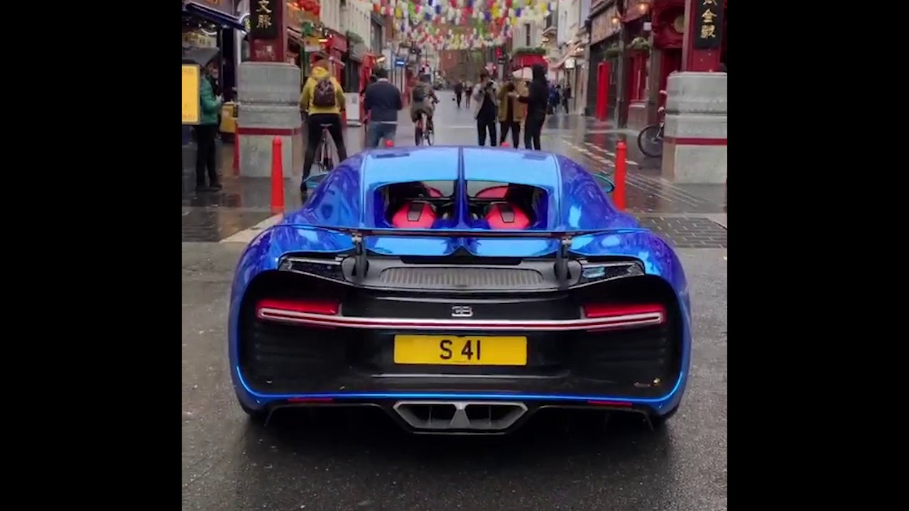 Lord Aleem driving his £3Million Bugatti Chiron in LONDON!!! - YouTube