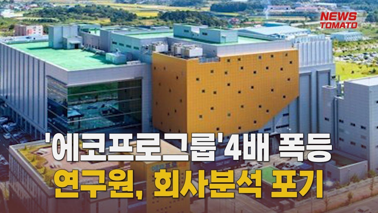 에코프로그룹 주가 4배 폭등애널리스트 분석 불가 말하는 기자들경제 And 금융0316 Youtube