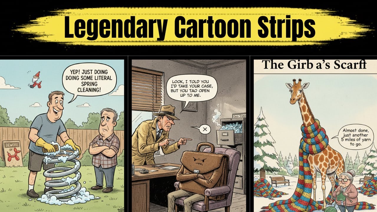 Legendary Cartoon Strips 😂 Can You Stop Laughing | Comic Relief ...