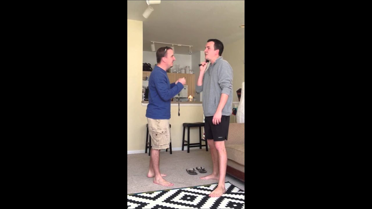 Man zapped by shock collar - YouTube