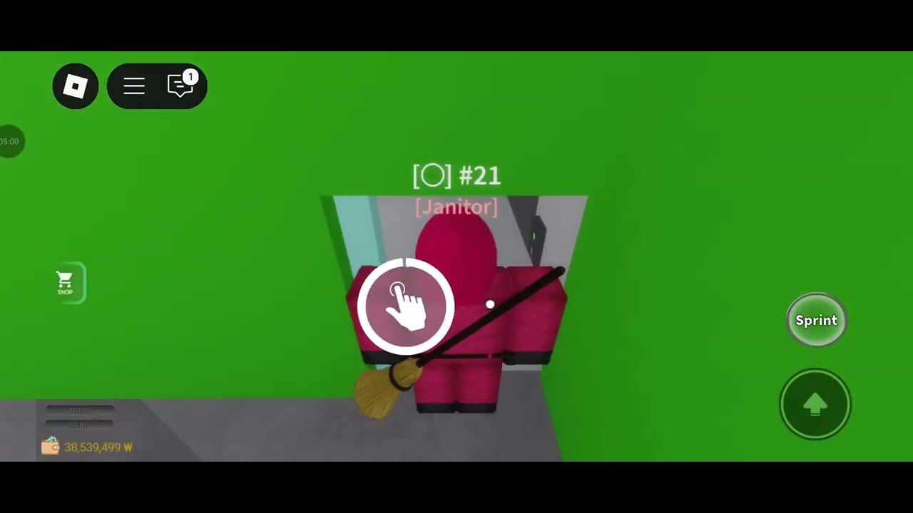 Cleaning rooms in squid game unity RP - YouTube