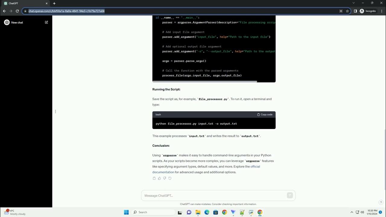 python args command line example - YouTube
