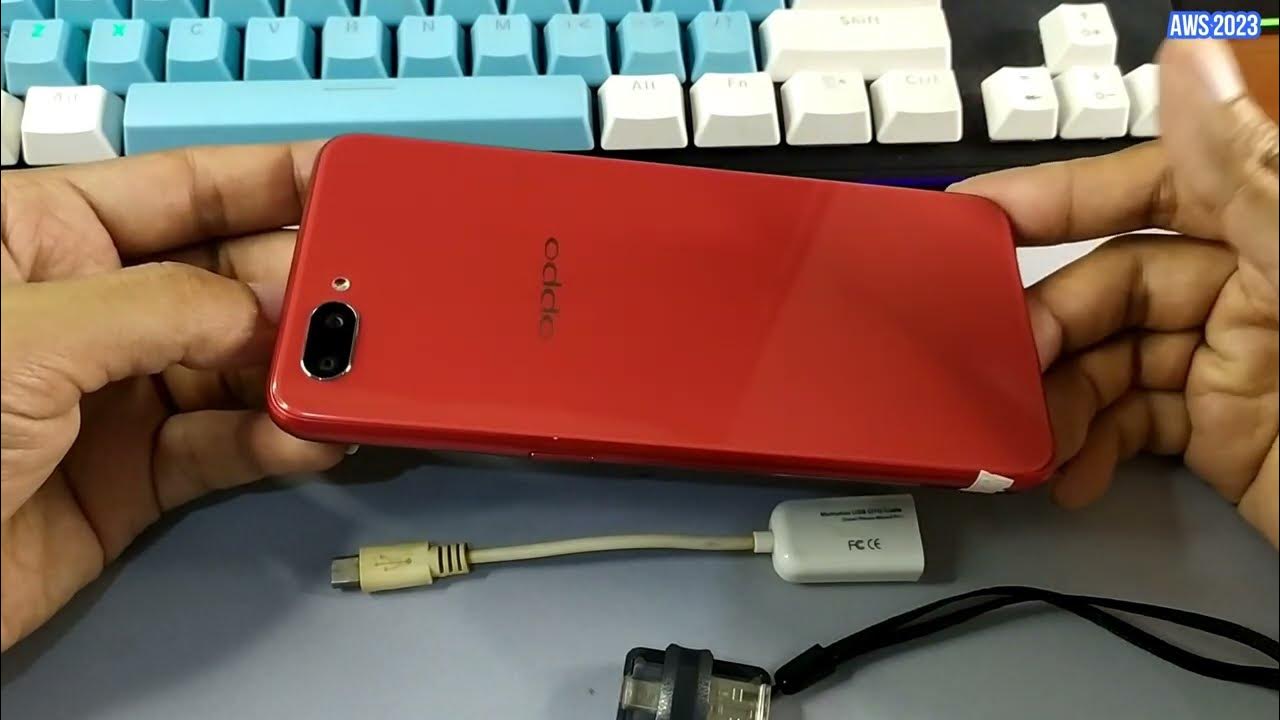 CARA MENGGUNAKAN FITUR USB OTG PADA OPPO A3S - YouTube