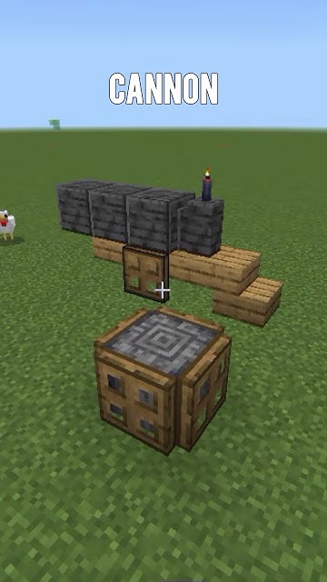 How To Make Cannon In Minecraft #cannon #canon #shorts - YouTube