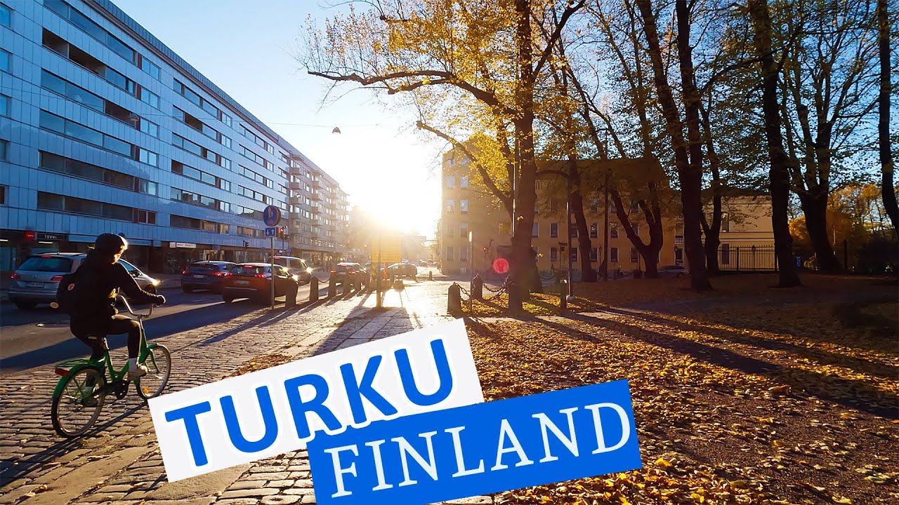 Autumn Walking in Turku, Finland - October 2024 [4K] - YouTube