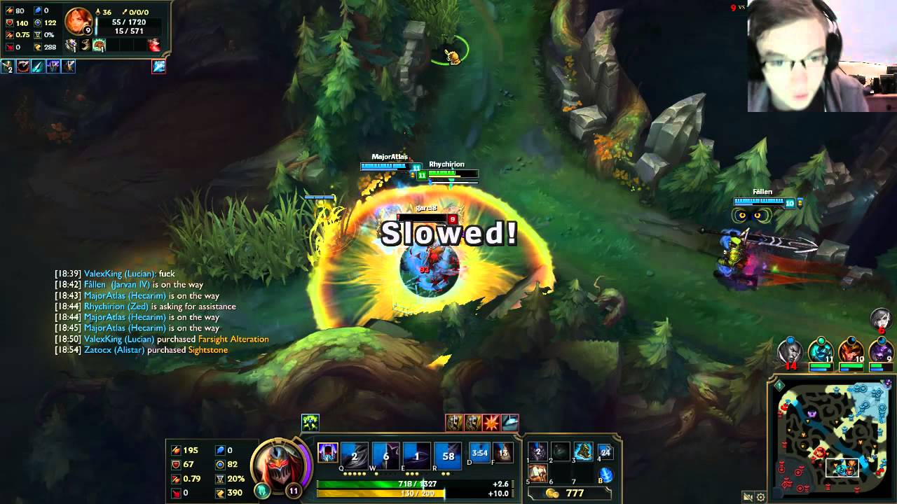League Of Legends | Zed Gameplay | Escape Artist - YouTube