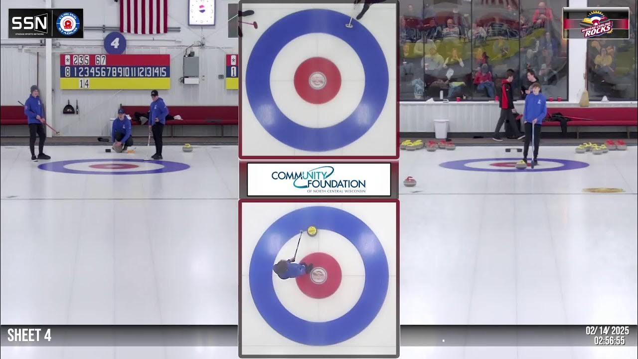 Curling Stadium Wausau Sheet 4 02-14-25 - YouTube