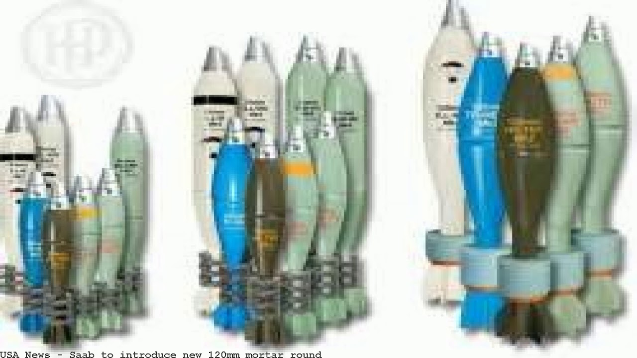 Saab to introduce new 120mm mortar round - YouTube