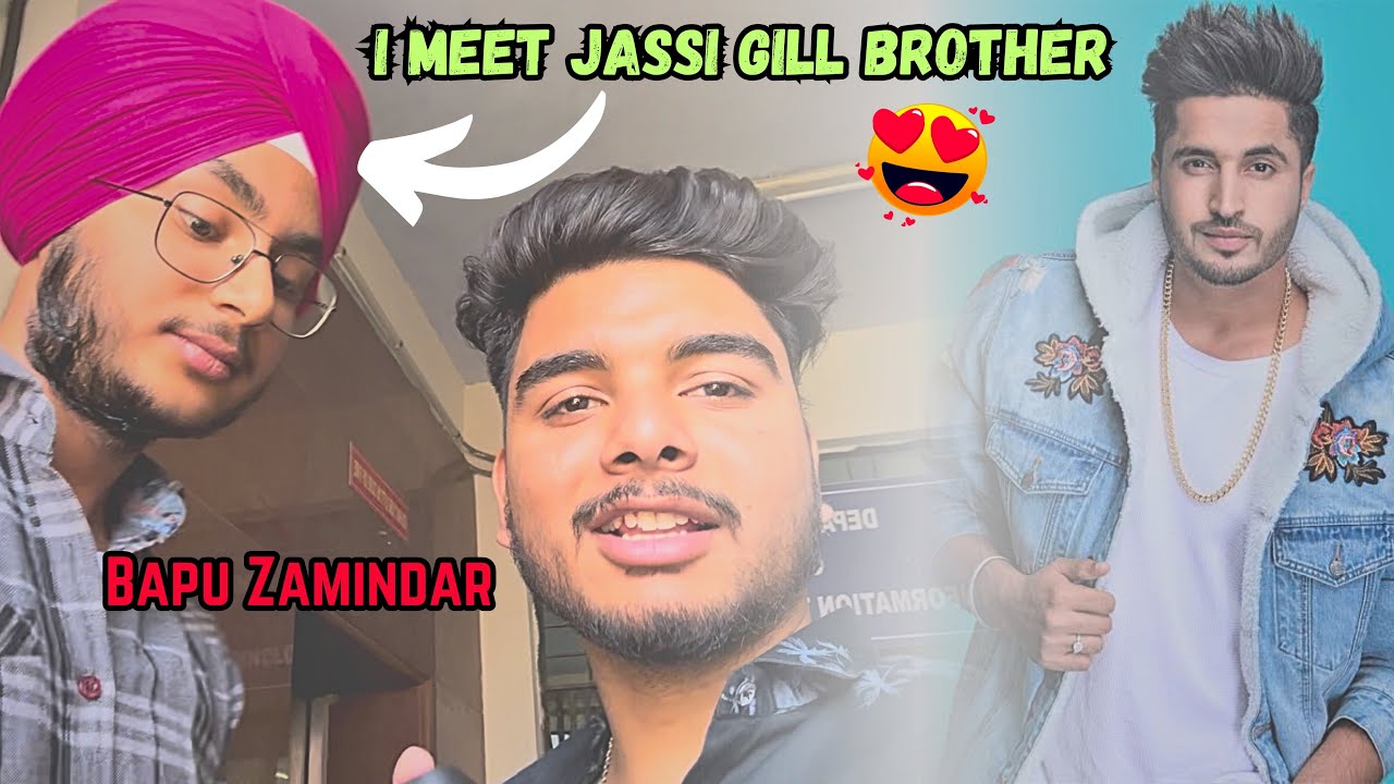 I Meet Jassi Gill Brother 😍| Singing Baapu Zamindar Song Live 🤩# ...