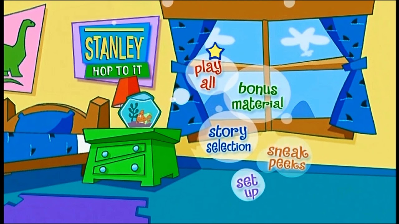 Stanley:Hop To It 2003 DVD Menu Walkthrough - YouTube