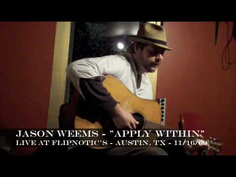 Jason Weems - "Apply Within" - YouTube