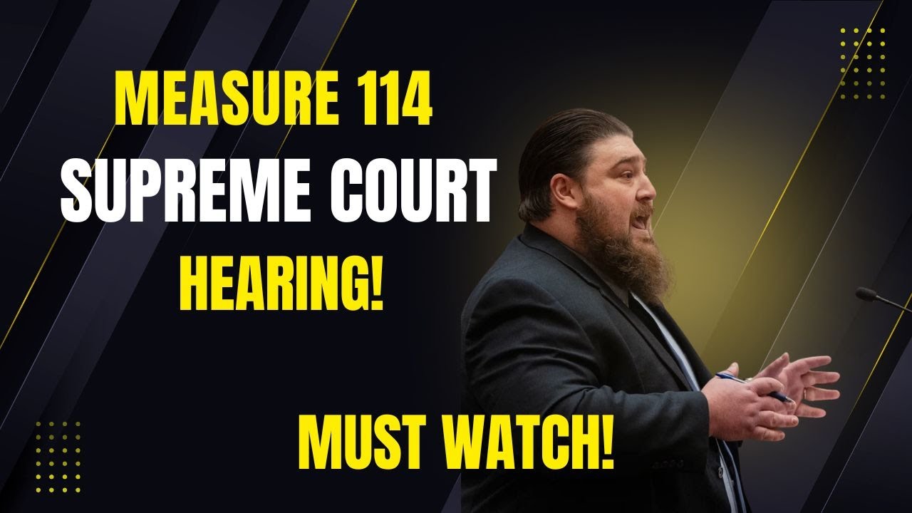 Measure 114 Oregon Supreme Court Hearing 11/6/25 Must Watch! - YouTube