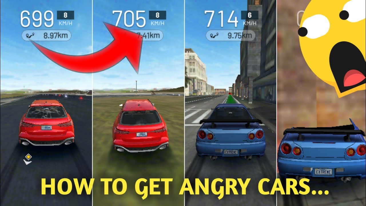 How to make any Car go over 700km/h+ - How to get ANGRY Cars in Extreme ...