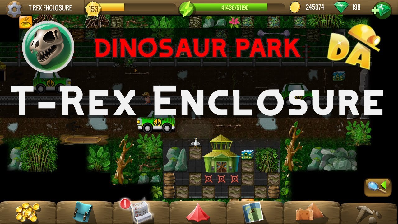 T-Rex Enclosure | Dinosaur Park #3 | Diggy's Adventure - YouTube