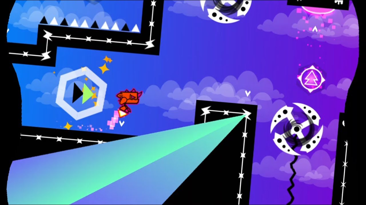 Crazy Shapes [Hard] by NukeForceX (3 Coins) - Geometry Dash 2.2 [Daily ...