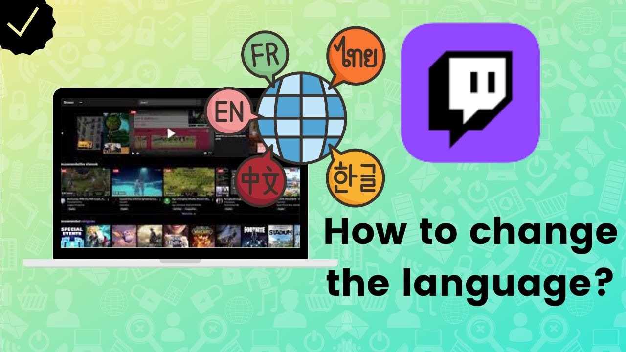 How to change the language on Twitch? - YouTube