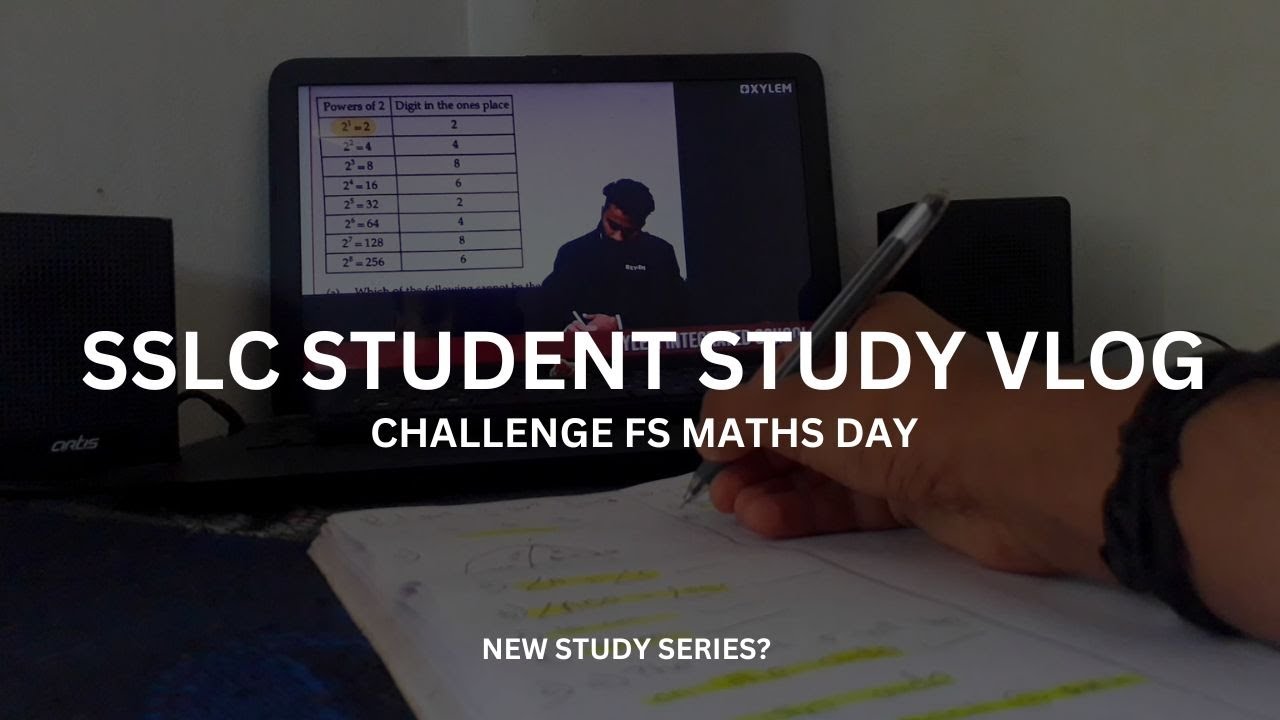 Study Vlog🎅As a 10th Grader😵‍💫SSLC Student | Challenge FS Study Vlog🫶 ...