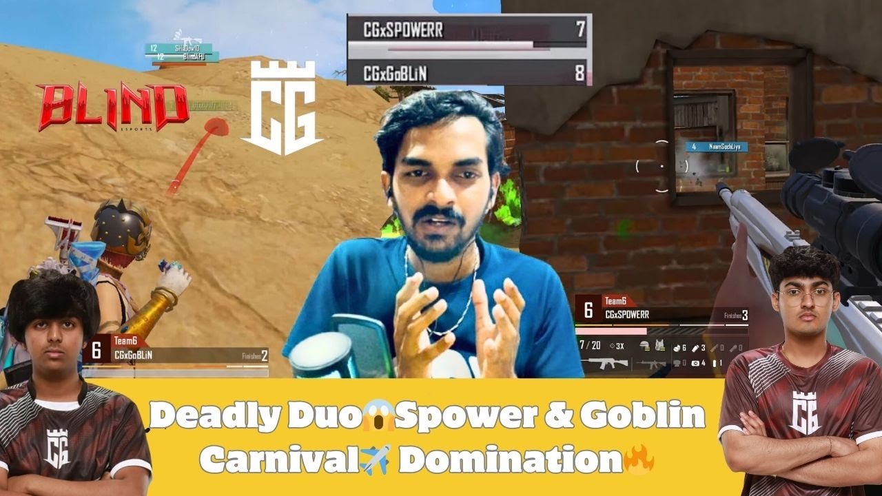 Best Deadly Duo😱 Spower & Goblin🔥| Blind vs Carnival ️| Goblin vs Omega ...