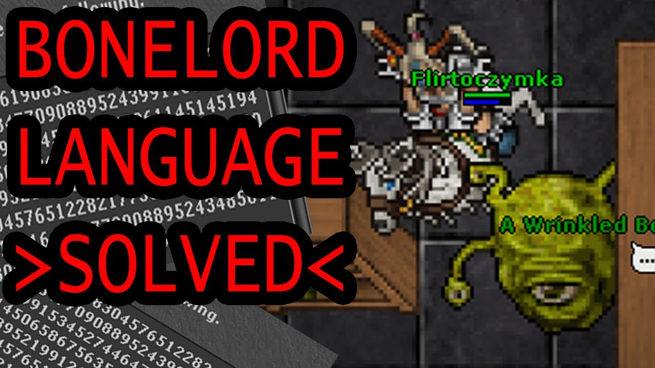 BONELORD LANGUAGE SOLVED TIBIA REFUGIA 06/09/23 ...