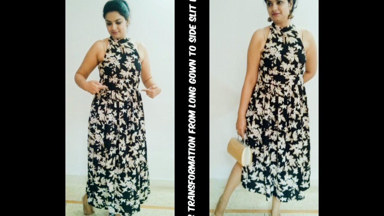 DIY dress transformation - YouTube