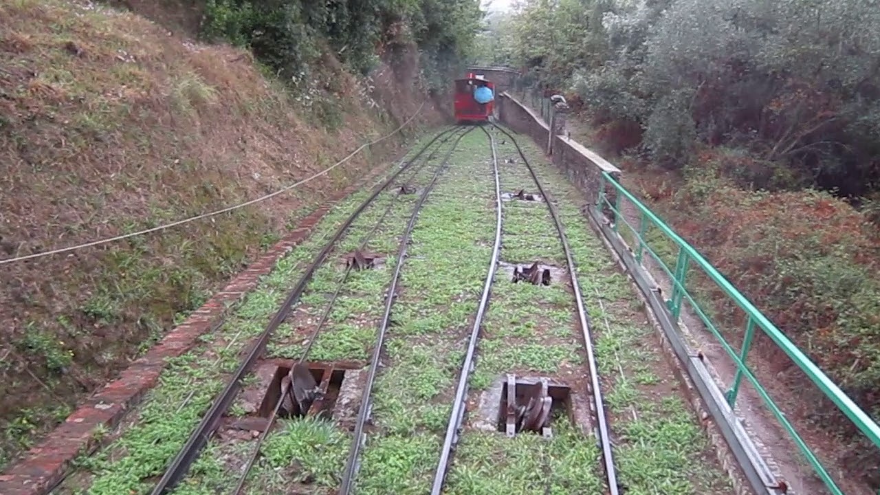 Montecatini Alto to Montecatini Terme via the Funicular railway. - YouTube