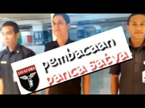 Satpam/Scurity Pembacaan Panca Satya