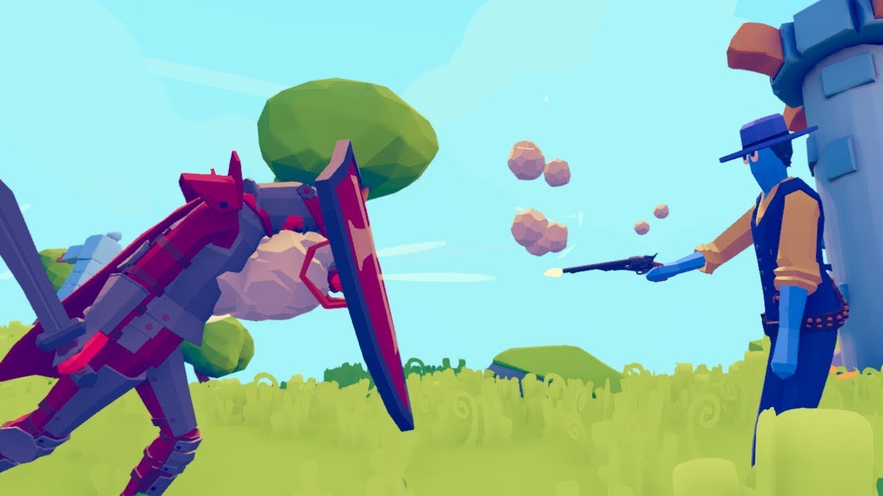 (1v1) Knight vs Every Unit (From Wild West Update) in TABS (Totally ...