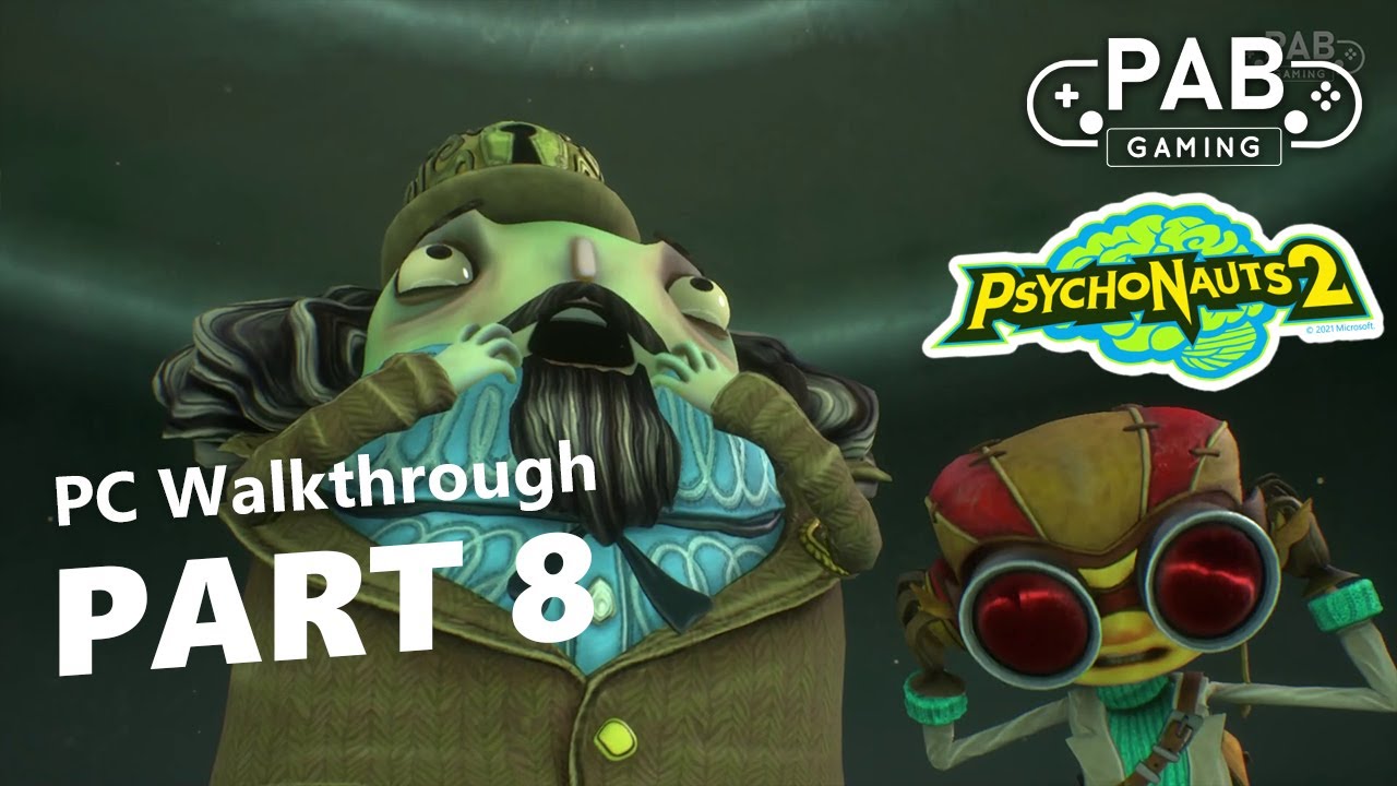 Psychonauts 2 PC Walkthrough - PART 8 Going in Compton Boole's mind ...