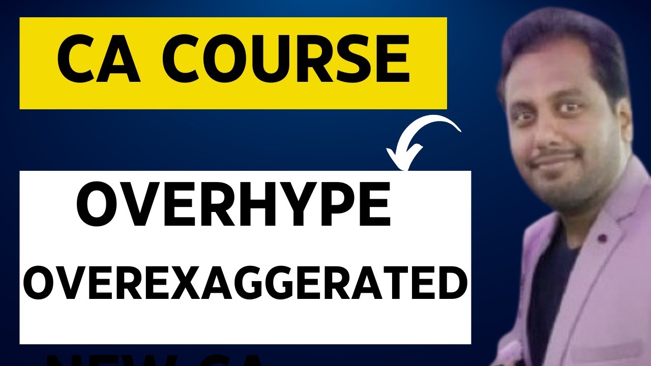 |Decode CA Course Overhype & Overexaggerated| Must Watch Video|| - YouTube