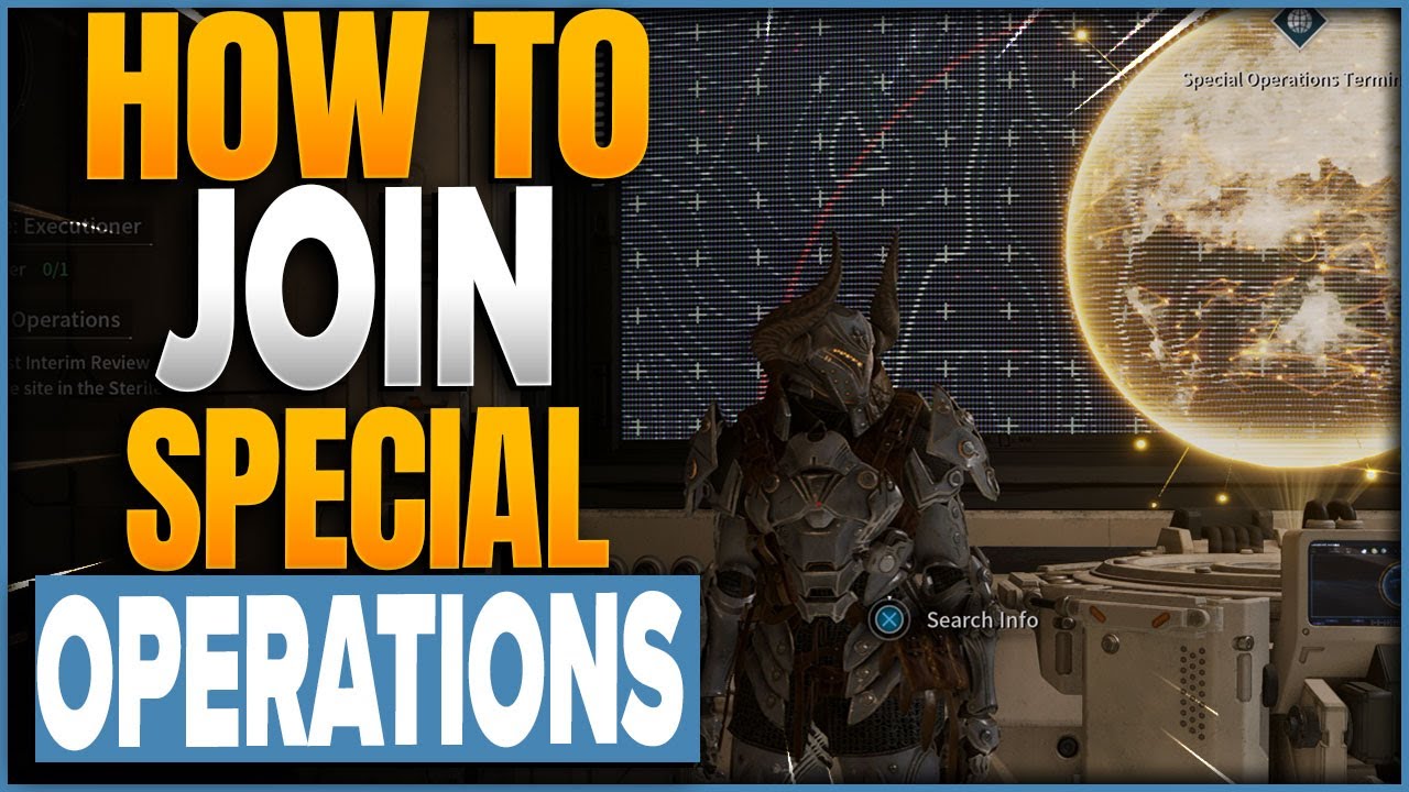 How To Join Special Operations In The First Descendant - YouTube