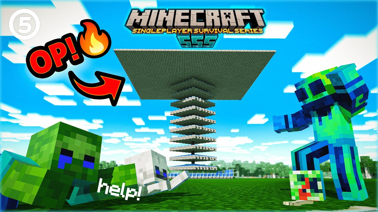 I made an OP Mob Farm! 😱 | Minecraft SSS - YouTube