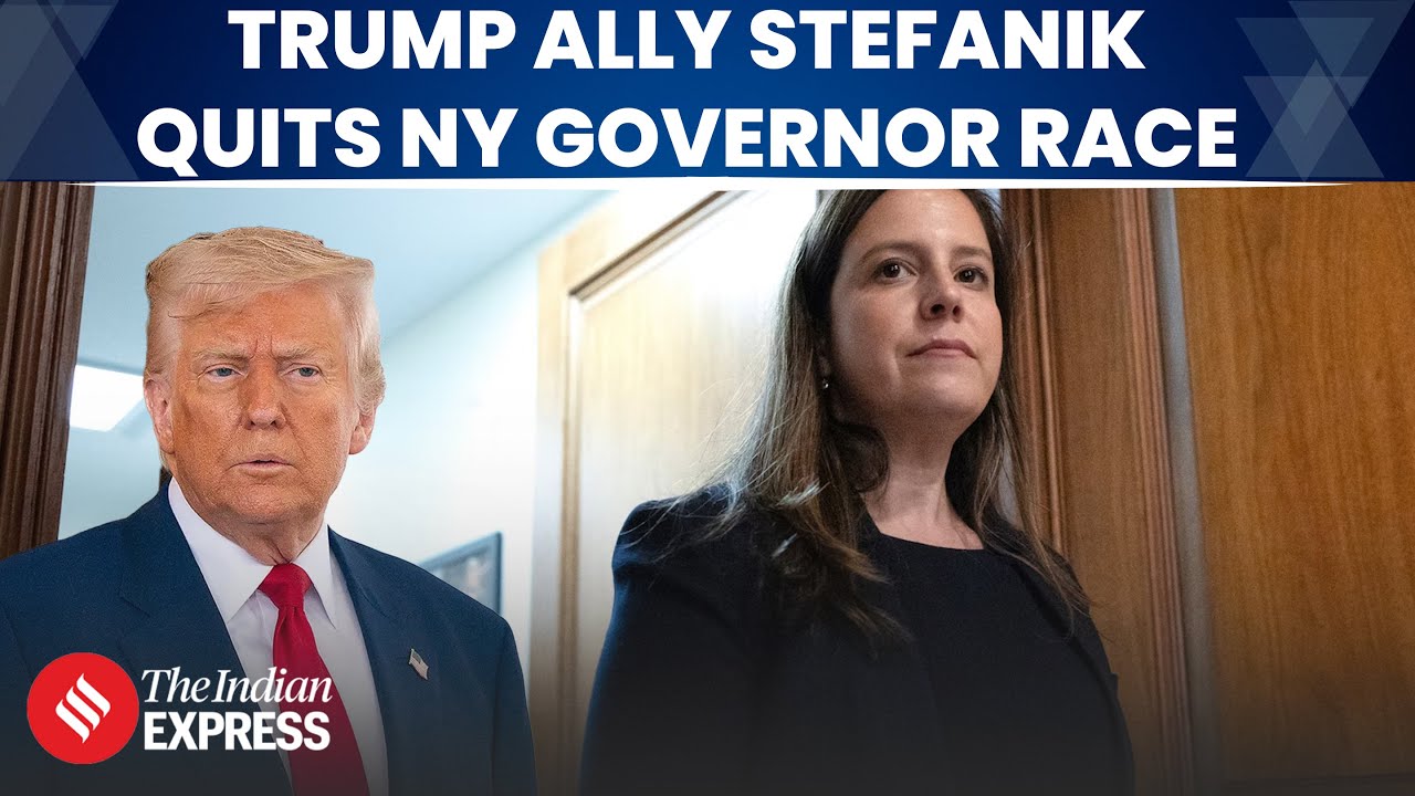 TRUMP ALLY STEFANIK DROPS NY GOVERNOR BID, LEAVES POLITICS - YouTube